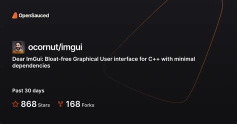 repositories ocornut imgui
