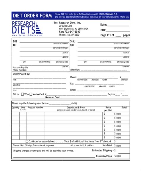 FREE Sample Blank Purchase Order Forms In PDF MS Word MS Excel