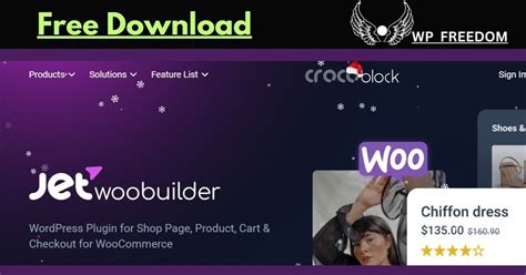 Download Jetwoobuilder Plugin V21161 Crocoblock Wp Freedom