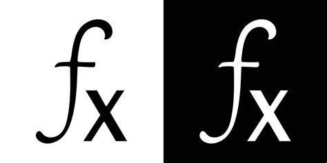 Math Function Icon Flat Line Symbol Set 49363734 Vector Art At Vecteezy