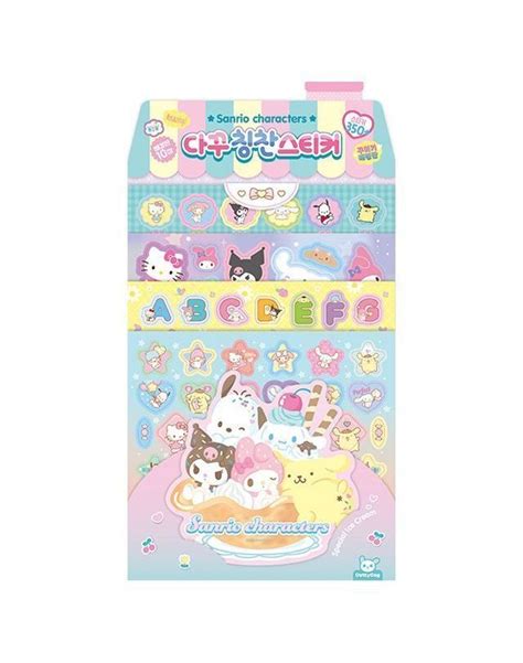 산리오캐릭터즈 다꾸칭찬스티커 Webb6e9