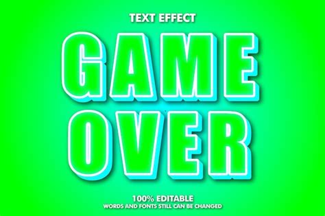 Premium Vector Modern Bold 3d Typography Cartoon Editable Text Effect