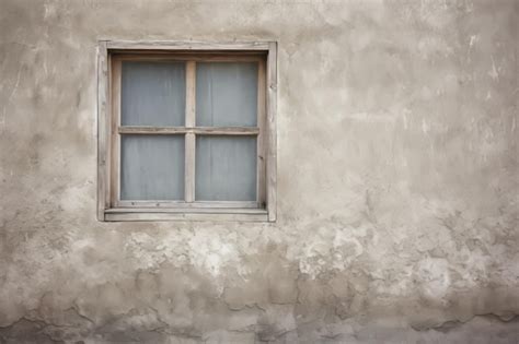 Premium Photo Sophisticated Contrast A Wooden Window Complementing A