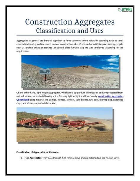 Ppt Construction Aggregates Classification And Uses Powerpoint Presentation Id 9984428