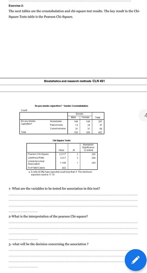 Solved Exercise The Results Presented In The Table Below Chegg