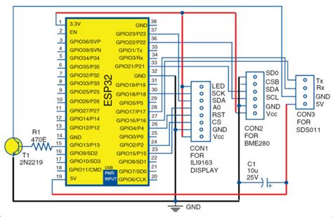 ESP32 Based Air Quality Monitoring System Full Electronics Project