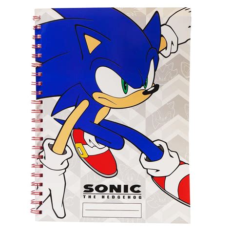 Sonic The Hedgehog A4 Spiral Notebook Toys And Collectibles Eb