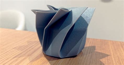 Twist Close Octagonal Box Origami Foldable By Camilo Cortes Download Free Stl Model