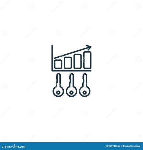 Key Performance Indicator Icon Monochrome Simple Sign From Business Concept Collection Stock