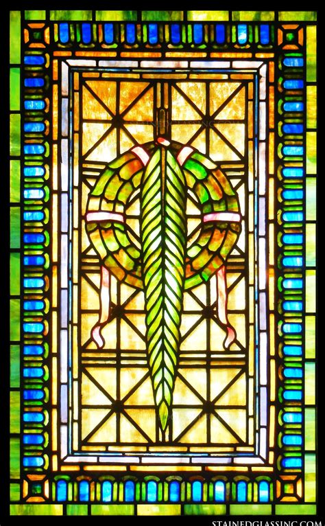 Native American Indian Stained Glass Pattern