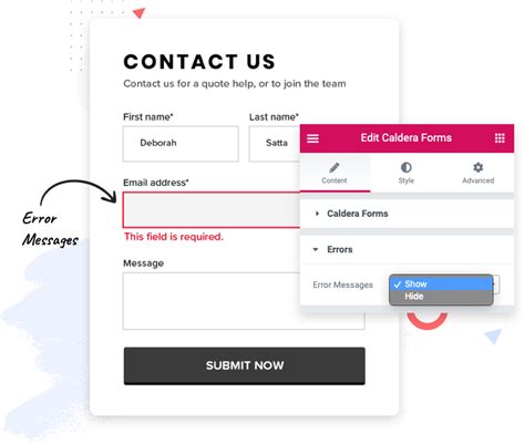 Caldera Forms Widget For Elementor Powerpack Addons For Elementor