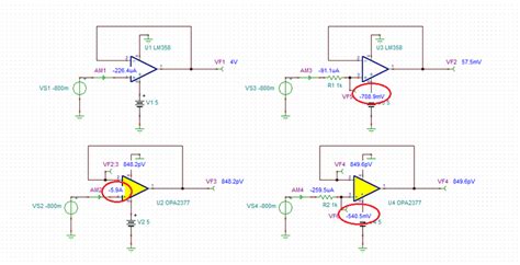 OPA When OPA Is Designed As A Follower And Input Is VDC Why Output Is Zero