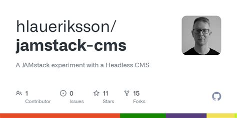 github hlaueriksson jamstack cms a jamstack experiment with a headless cms
