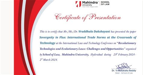 Dakshayani Vruddhula On Linkedin Internationallaw