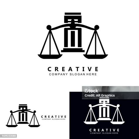 변호사 또는 사법 법률 로고 벡터 디자인 아이콘 일러스트 레이 션 건축에 대한 스톡 벡터 아트 및 기타 이미지 건축 건축물 건축하기 Istock