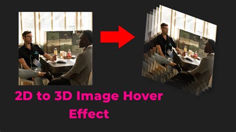 2d To 3d Image Hover Effect With Pure Css 2021 Latest Trick Youtube