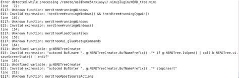 Can Not Operate Nerdtree Plugin In My Centos66 · Issue 775