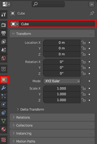 Renaming Objects In The Outliner Basics Interface Blender