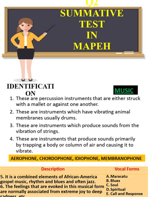 Q2 G10 Summative Test Pdf Health Promotion Musical Instruments