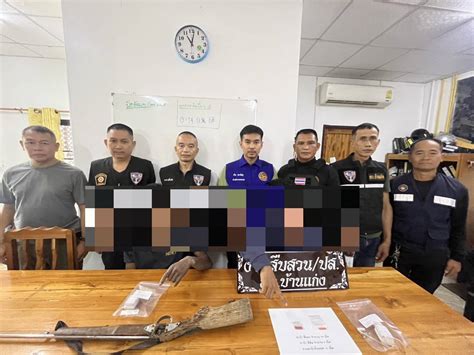 ฝ่ายปกครองศรีสัชนาลัย สนธิกำลังเจ้าหน้าที่ตำรวจบุกจับเครือข่ายค้ายาเสพติดราย ย่อย ได้พร้อมของกลาง