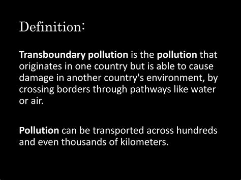Intro To Transboundary Pollution Pptx