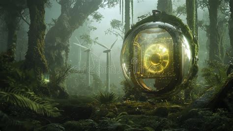 Exploring The Intersection Of Nature And Technology A Futuristic