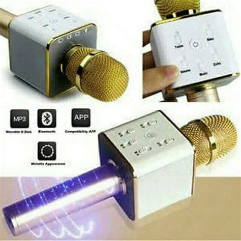 Jual Mic Bluetooth Buat Hp Smule Microphone Bluetooth Buat Komputer Laptop Mic Wireless