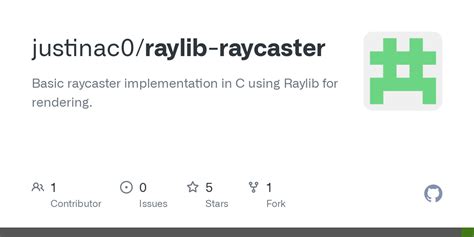 Github Justinac Raylib Raycaster Basic Raycaster Implementation In
