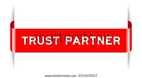 Red Color Inserted Label Banner Word Stock Vector Royalty Free 2251870227 Shutterstock