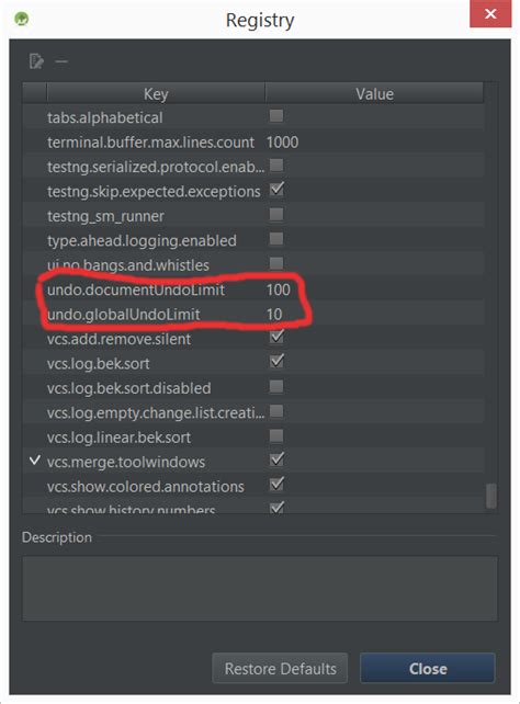 How To Increase The Number Of Events Remembered In Undoredo History In