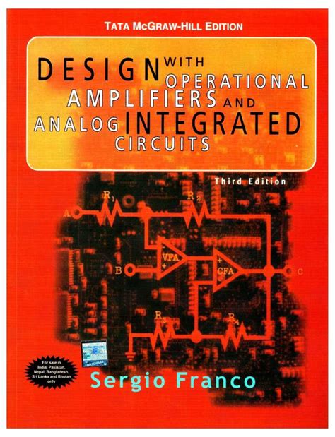 Design With Operational Amplifiers And Analog Integrated Circuits 3rd Edition Buy Design With