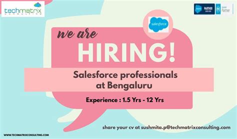Sushmita Pal On Linkedin Salesforcejobs Salesforceconsultant Salesforce