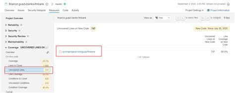coverage info displayed on test code sonarqube server community