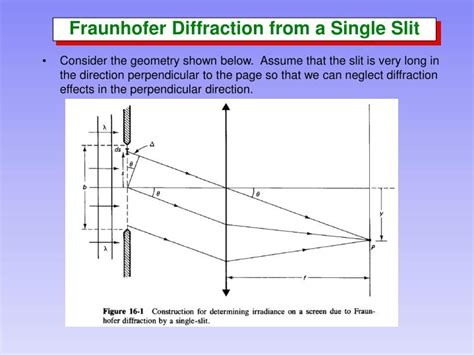 Ppt Fraunhofer Diffraction Powerpoint Presentation Id 3109164