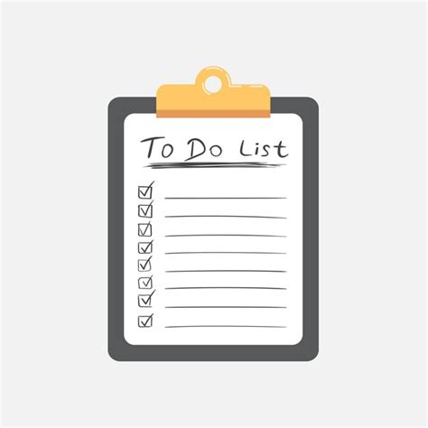 Premium Vector To Do List Icon With Hand Drawn Text Checklist Task