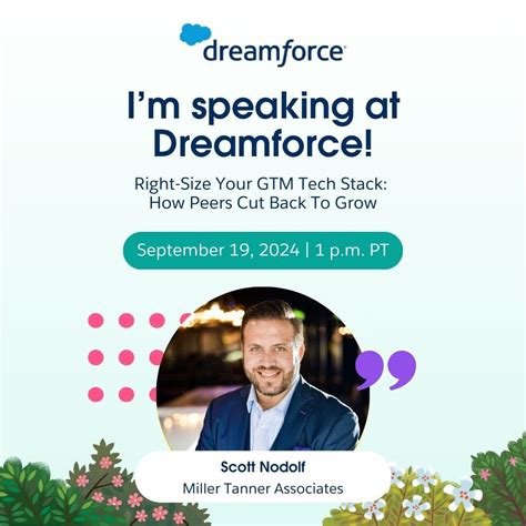 Logan White On Linkedin Anyone Attending Dreamforce You Dont Want To Miss This