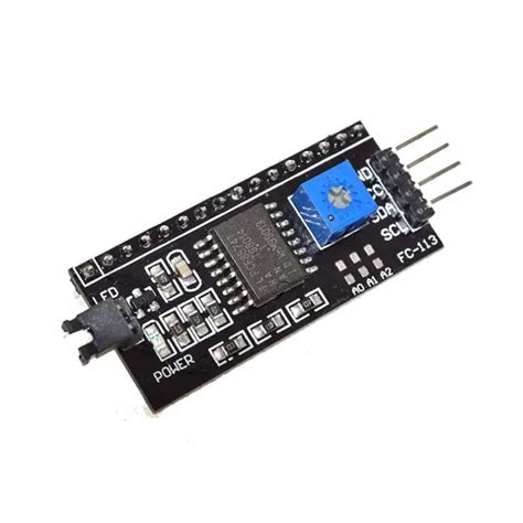 Iic I2c Serial Interface Adapter Board For Arduino 1602 Lcd Module