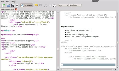 Retext Online Editor Rollapp