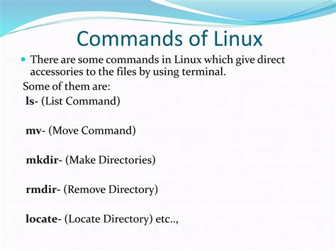 Linux Operating System Ppt Pptx Operating Systems Computer