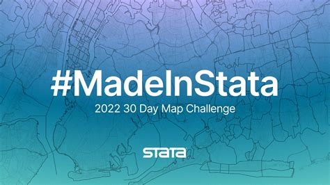 Stata On Twitter Participating In The DayMapChallenge Be Sure To Use MadeInStata To See
