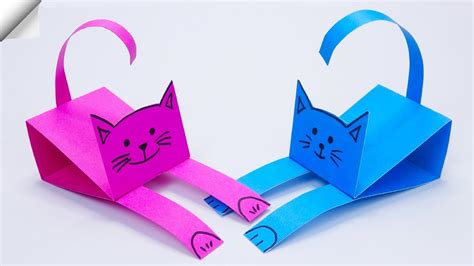 Paper Cat How To Make Paper Cat Paper Crafts