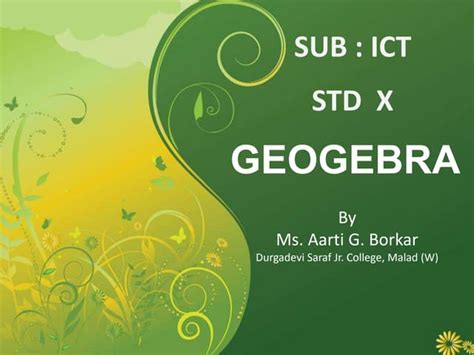 Ict Presentation Std 10th C Pptx