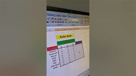 🎯excel Interview Questions Auto Sum 👇 Exceltech Excelformula Excel Short Trendingshorts