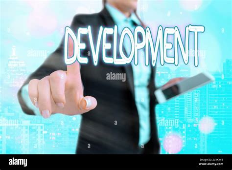 Writing Note Showing Development Business Concept For A Cycle In Which