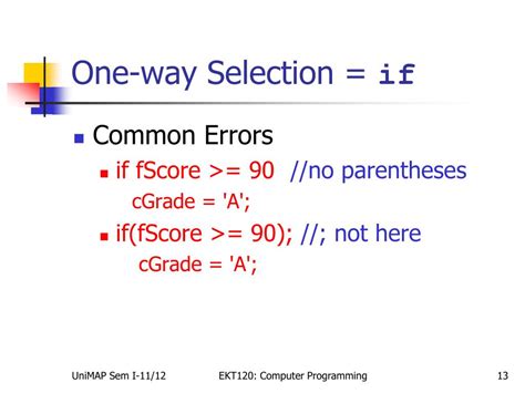 PPT Week 3 Selection Structures PowerPoint Presentation Free