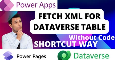 Fetch Xml For Dataverse Table