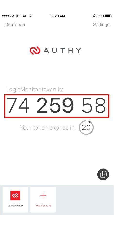 Two Factor Authentication Account Access Logicmonitor
