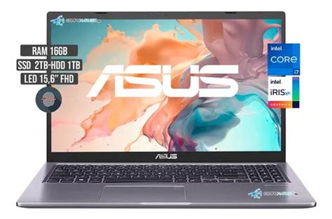 Asus Intel Core I7 1165g7 Disco Ssd 2tb Hdd 1tb Ram 16gb Cuotas Sin