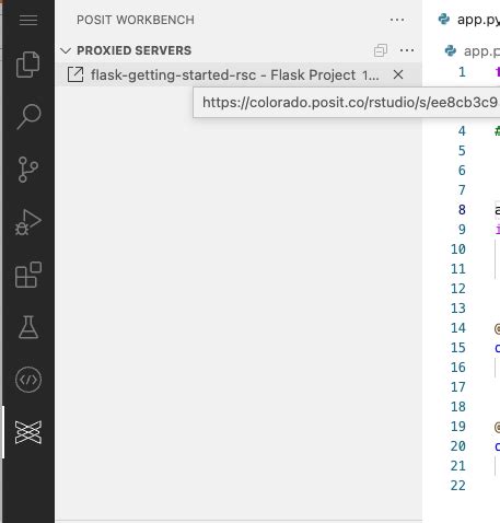 How To Access A Python Flask Application Written In Vs Code Posit