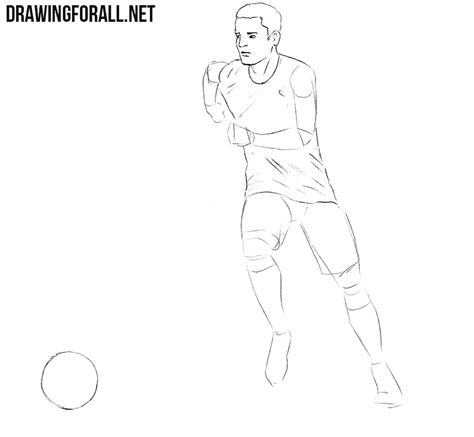 How To Draw Soccer Player